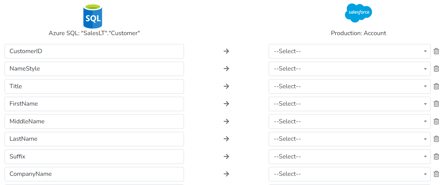 Salesforce And Azure Sql Integration Import And Export Automation